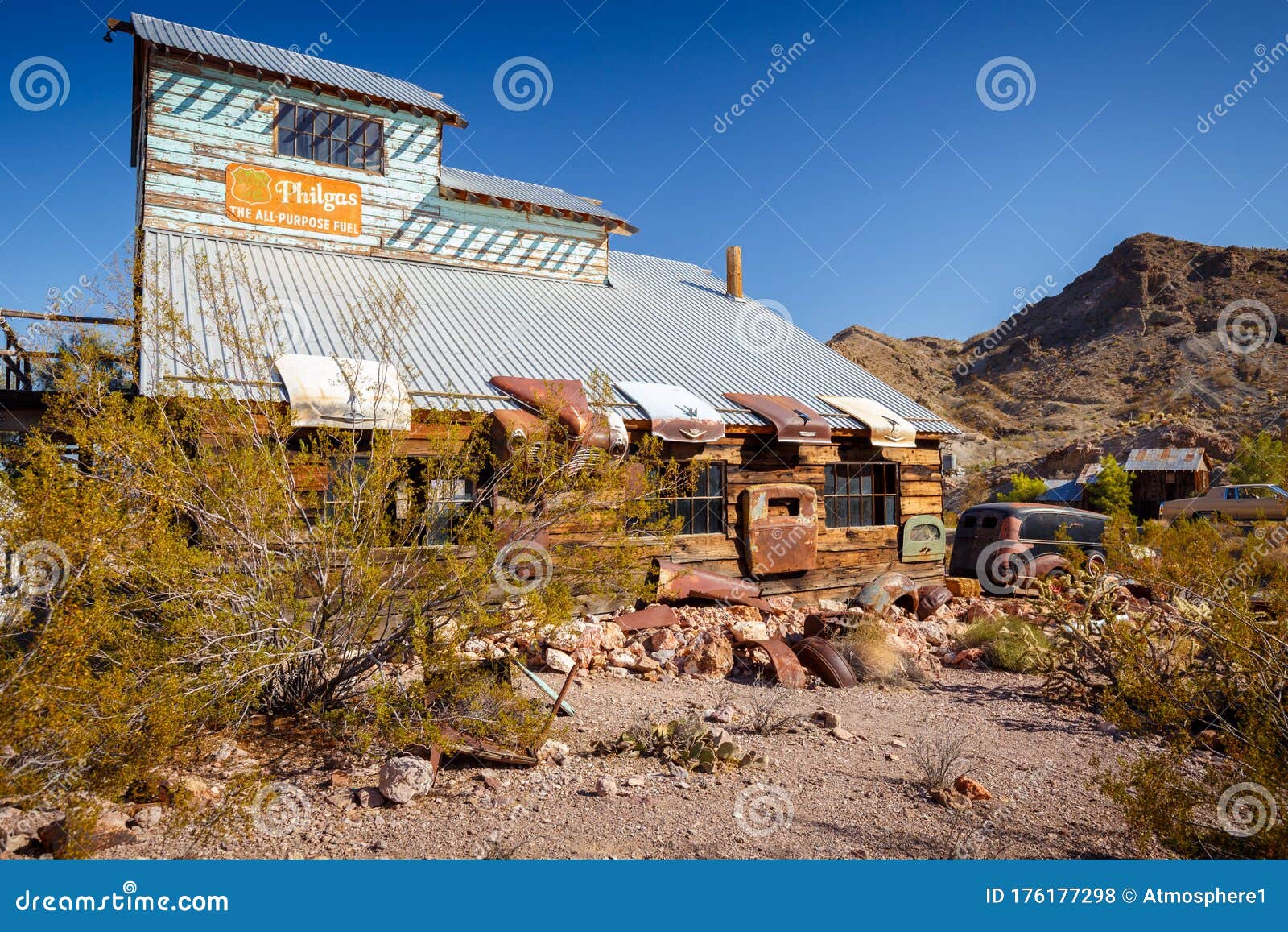 Nelson Ghost Town, Nevada, USA - 4 October, 2019: Nelson Ghost Town ...