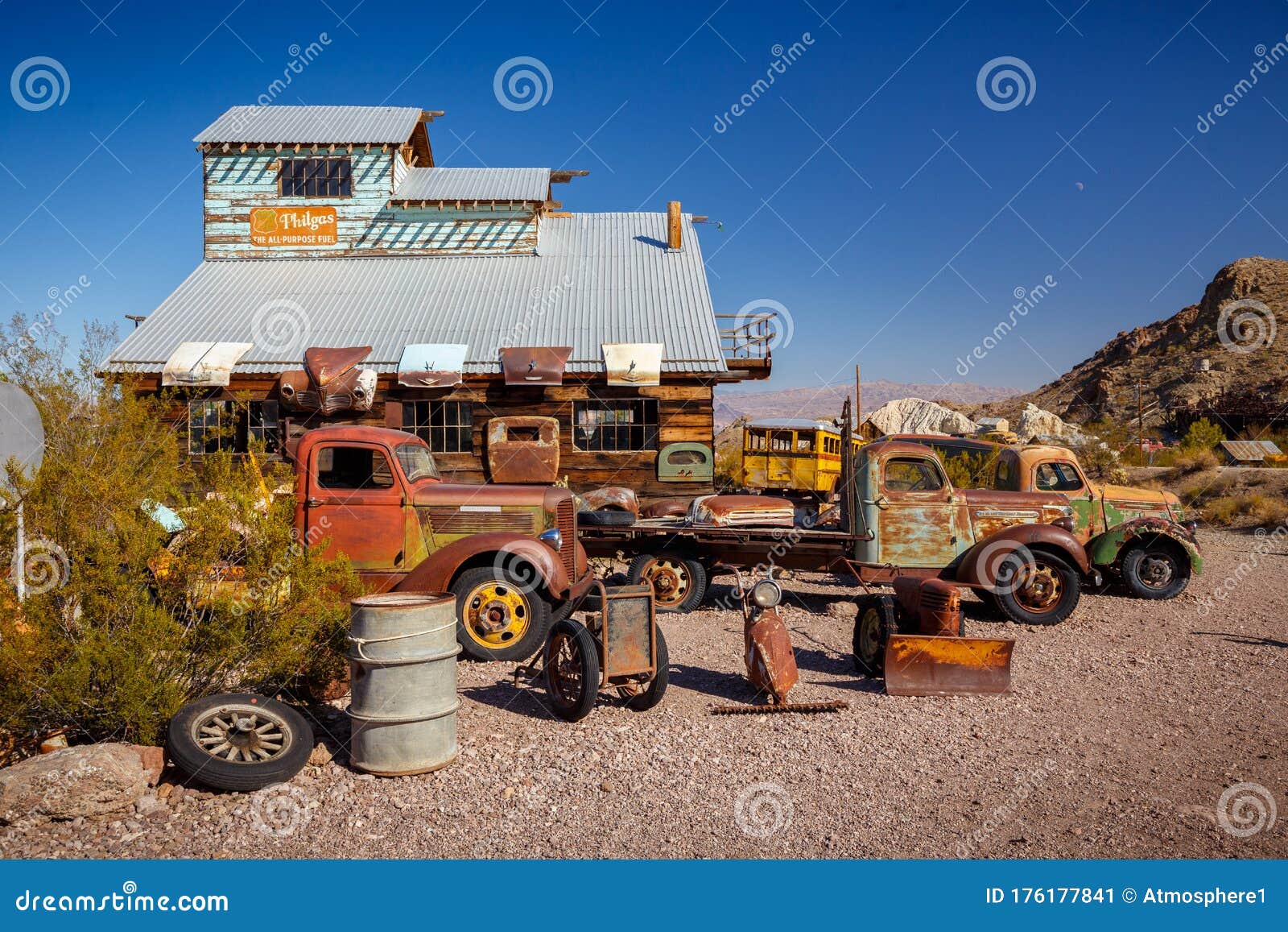 Nelson Ghost Town, Nevada, USA - 4 October, 2019: Nelson Ghost Town ...