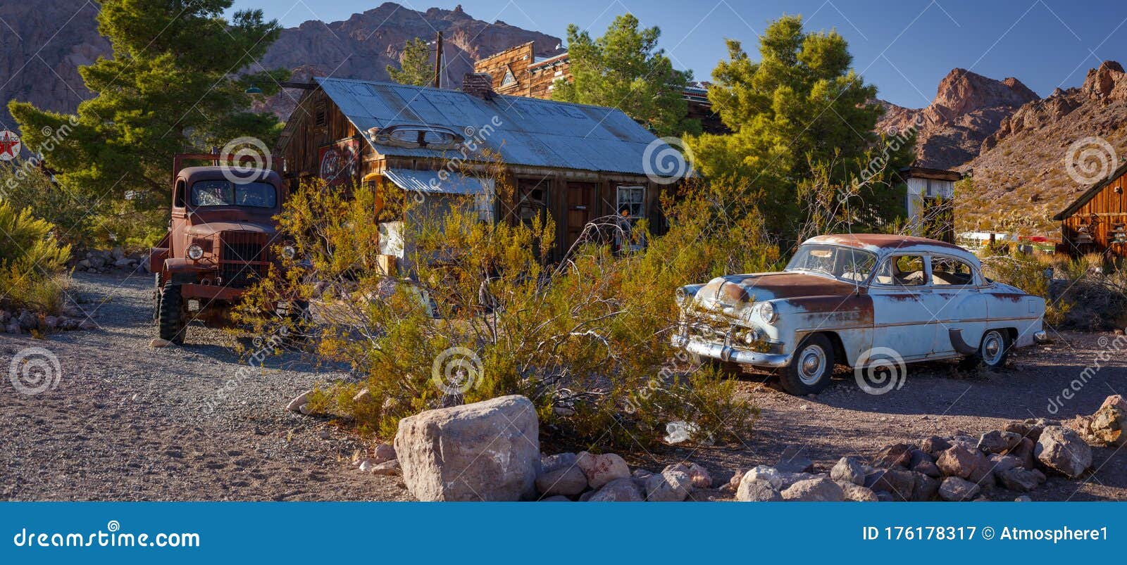Nelson Ghost Town, Nevada, USA - 4 October, 2019: Nelson Ghost Town ...