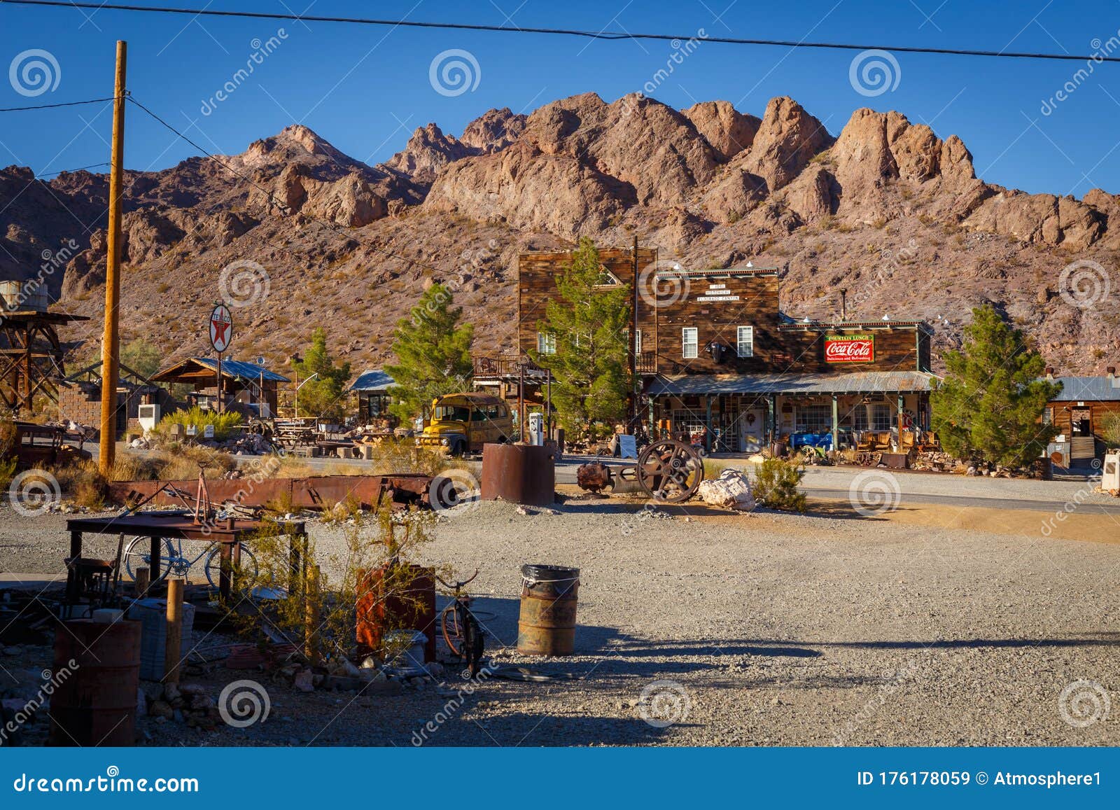 Nelson Ghost Town, Nevada, USA - 4 October, 2019: Main Building in ...
