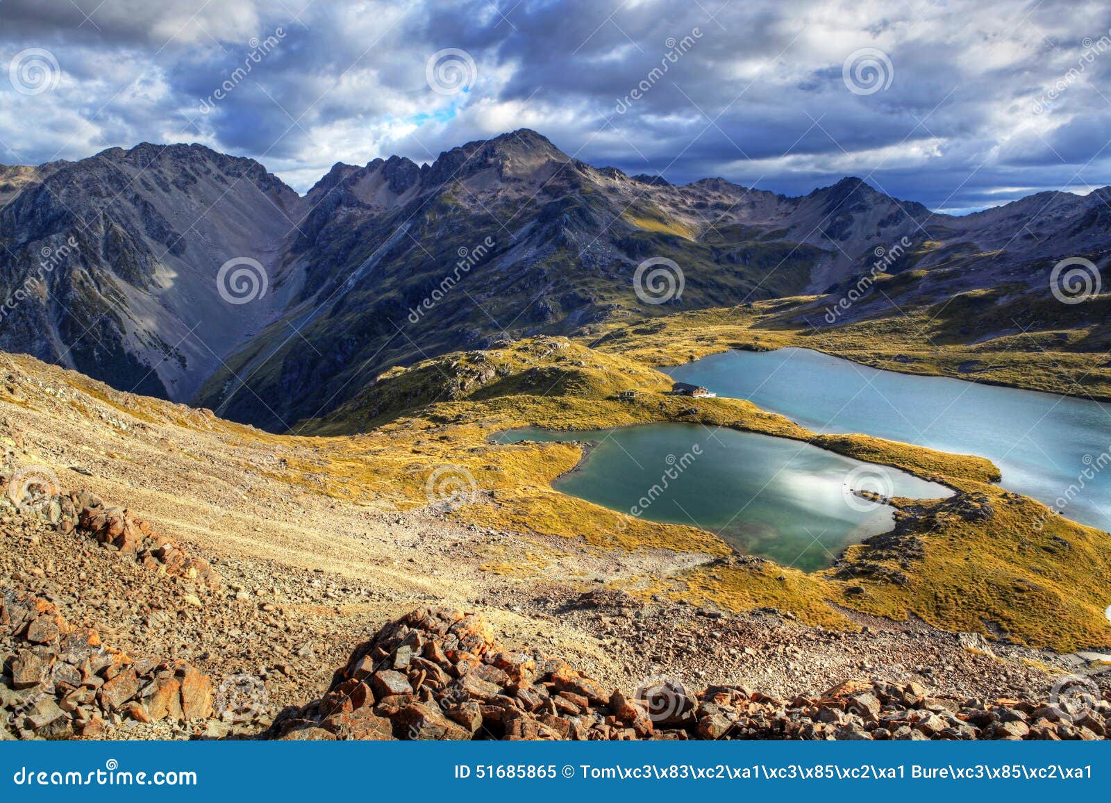 Nelson Lakes, Nueva Zelanda Imagen de archivo - Imagen de orilla, isla ...