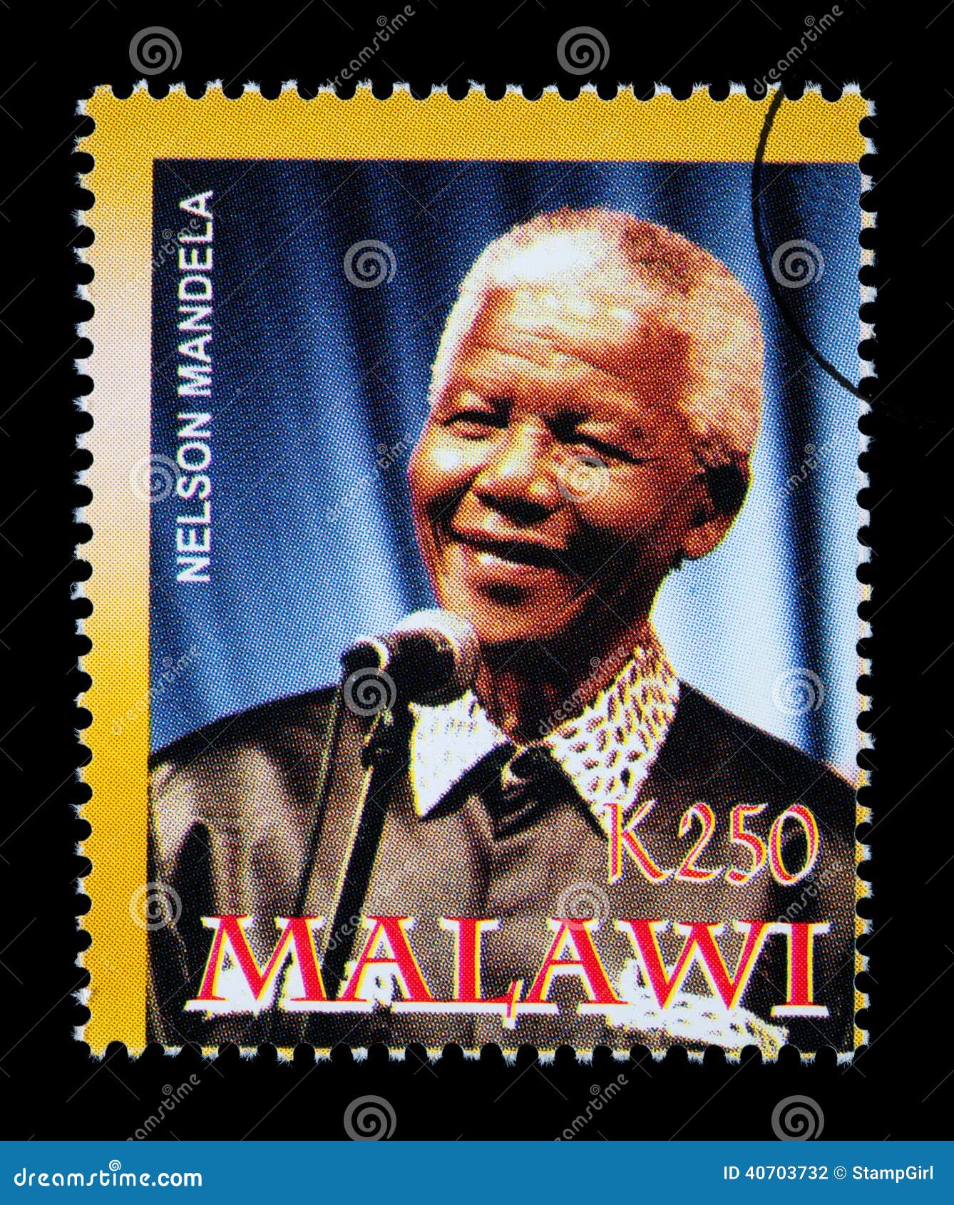 Nelson Mandela Postage Stamp Fotografia Editorial - Imagem de pessoa ...