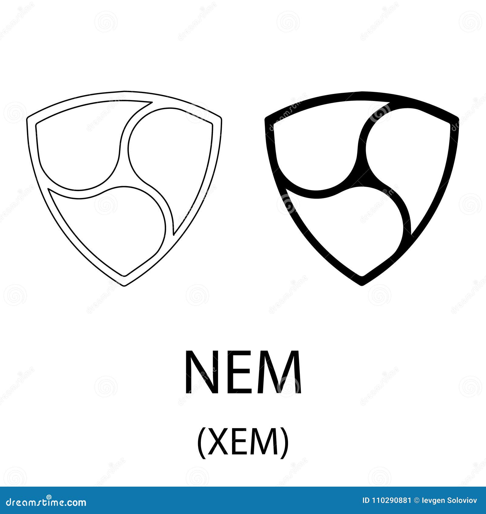 Nem Black Silhouette Cartoon Vector | CartoonDealer.com #110290881