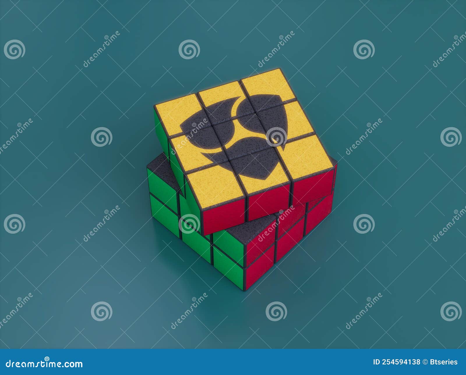 Nem Crypto Rubiks Cube Puzzle Solve Logic Game Difficult 3D ...