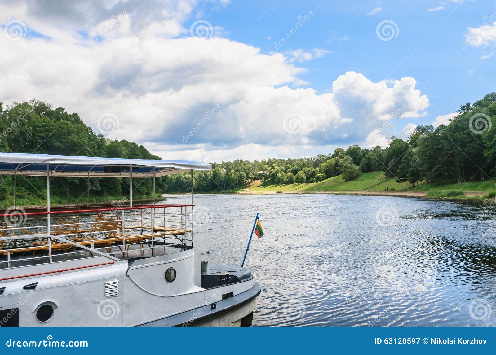 Neman River. Druskininkai, Lithuania Stock Image - Image of baltic ...