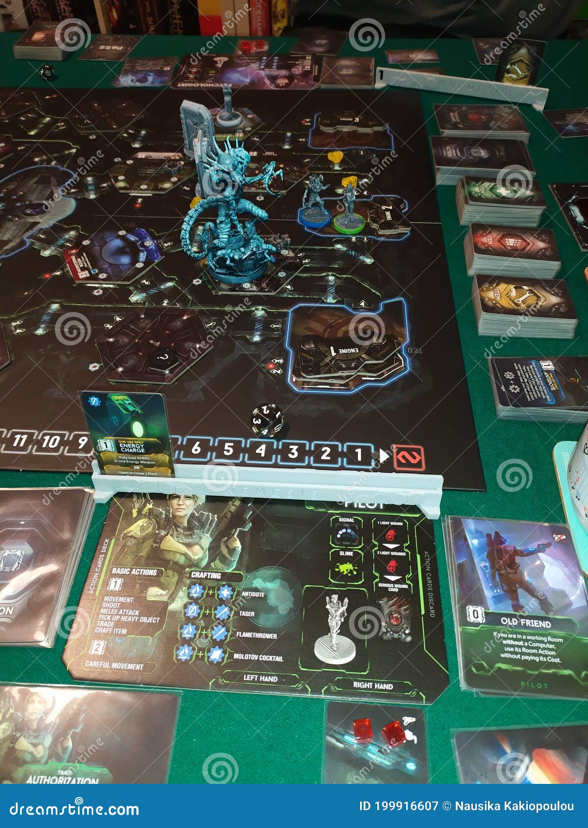 Nemesis Boardgame Alien Related Editorial Photography - Image of comics ...