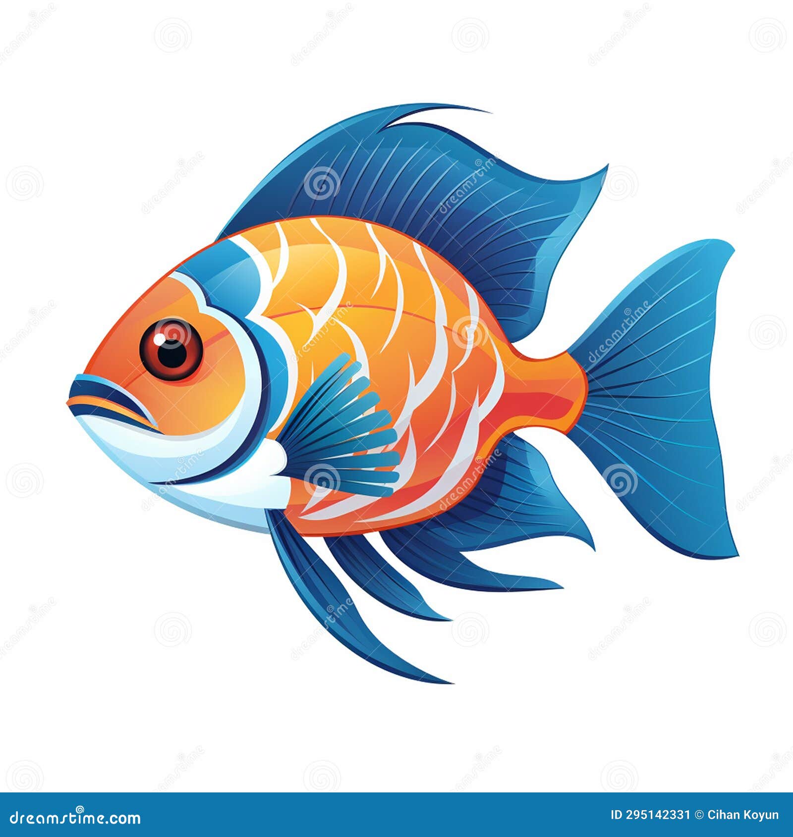 Nemo Fish Swimming with Dory Cartoon Stock Illustration - Illustration ...