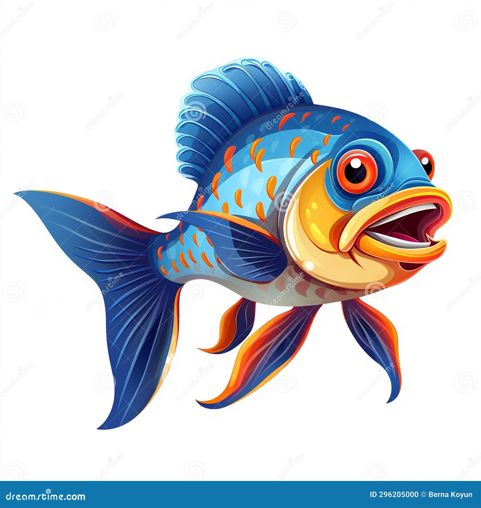 Nemo Fish Swimming with Dory Cartoon Stock Illustration - Illustration ...