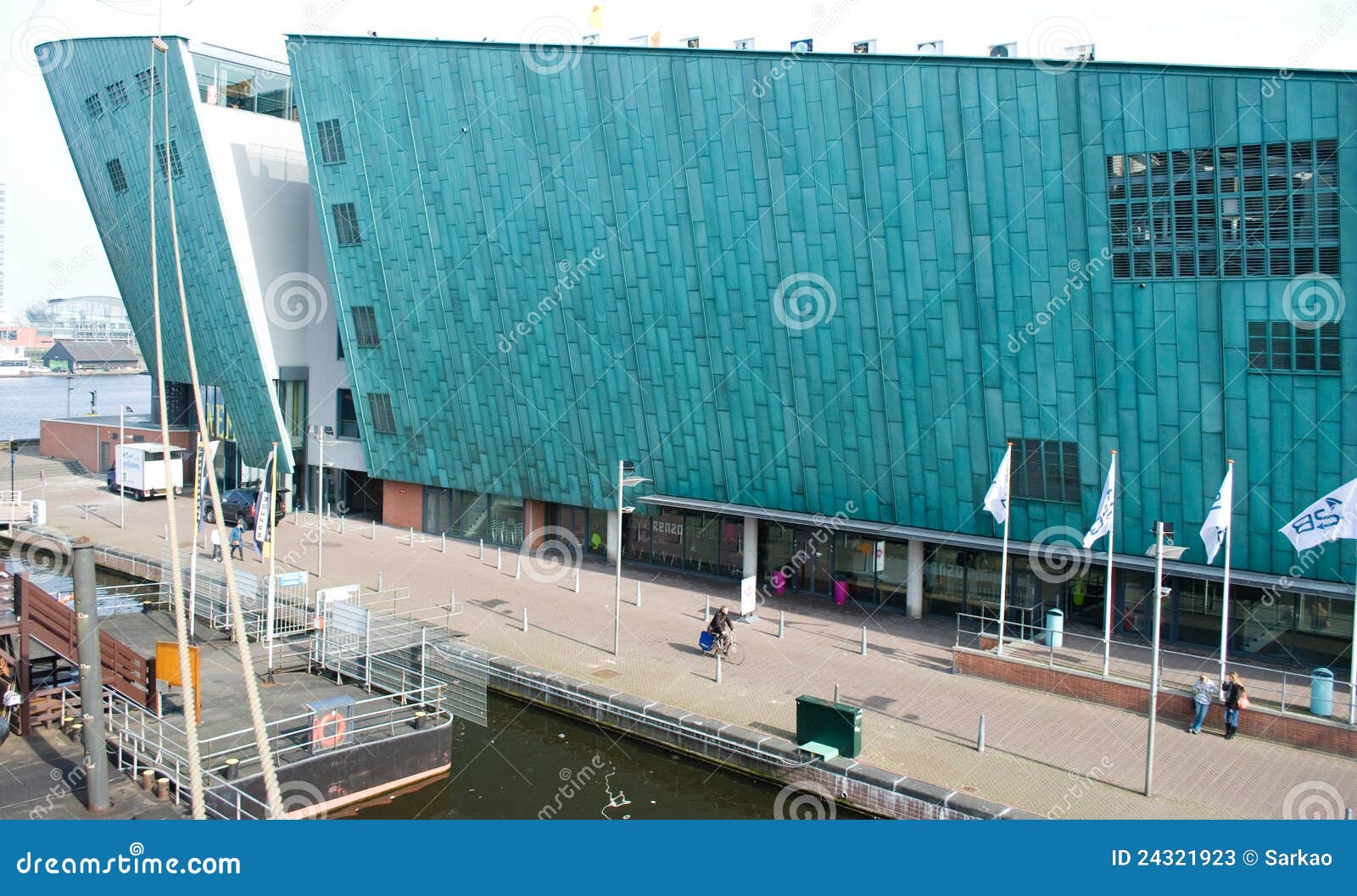 NEMO museum, Amsterdam, editorial stock photo. Image of holland - 24321923