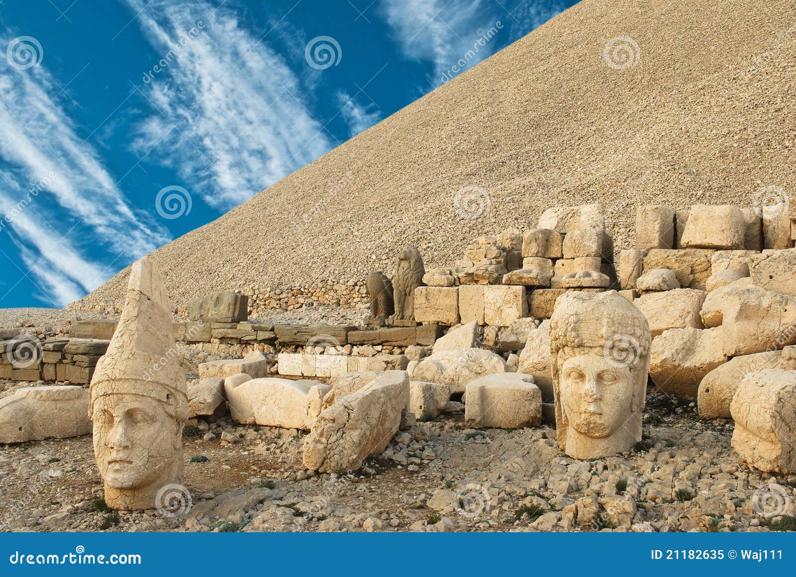 Nemrut Dagi stock image. Image of colossal, memorial - 21182635