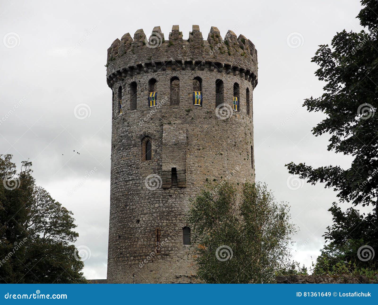 Nenagh Castle Ireland stock image. Image of county, castle - 81361649