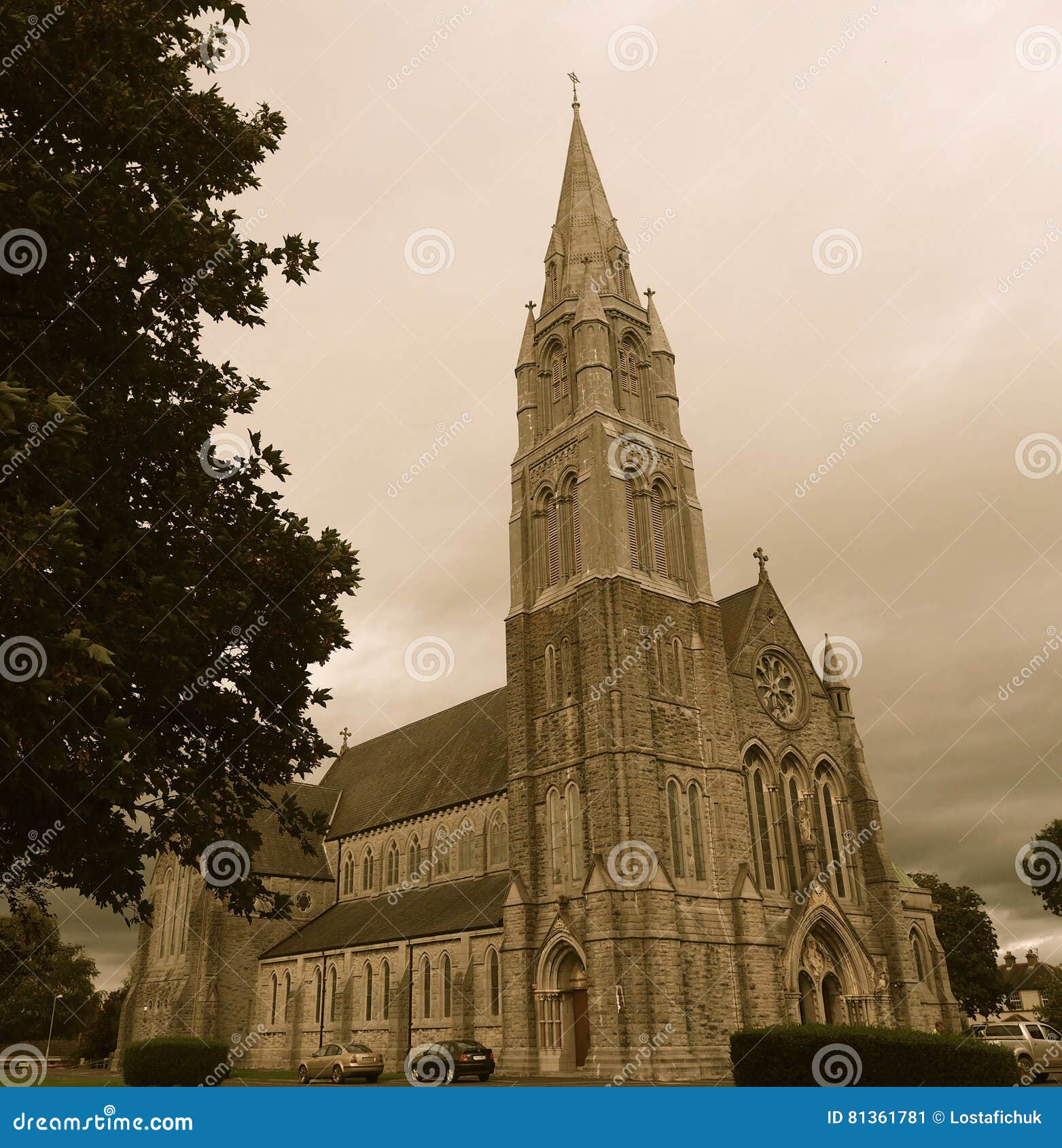 Nenagh Cathedral Ireland stock image. Image of church - 81361781