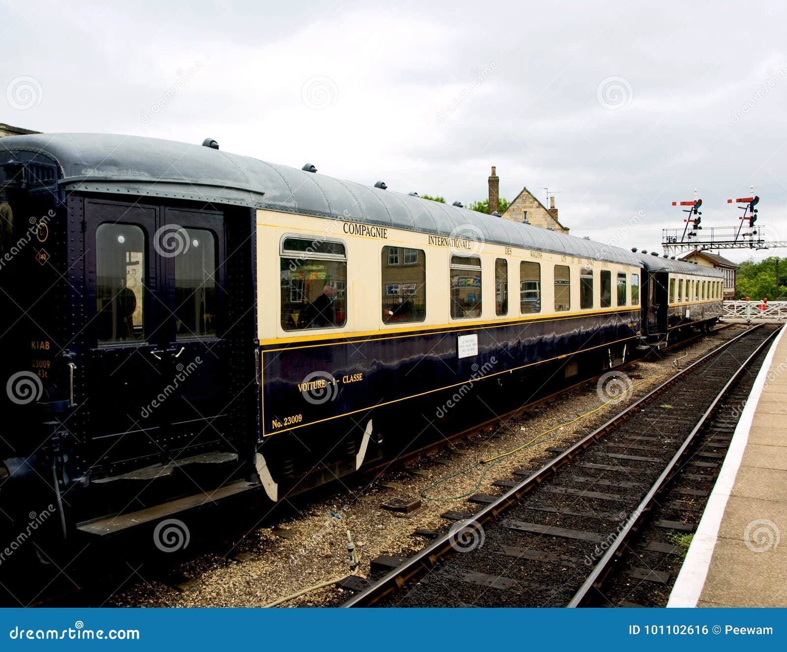 Nene Valley Railway foto editorial. Imagen de visitante - 101102616