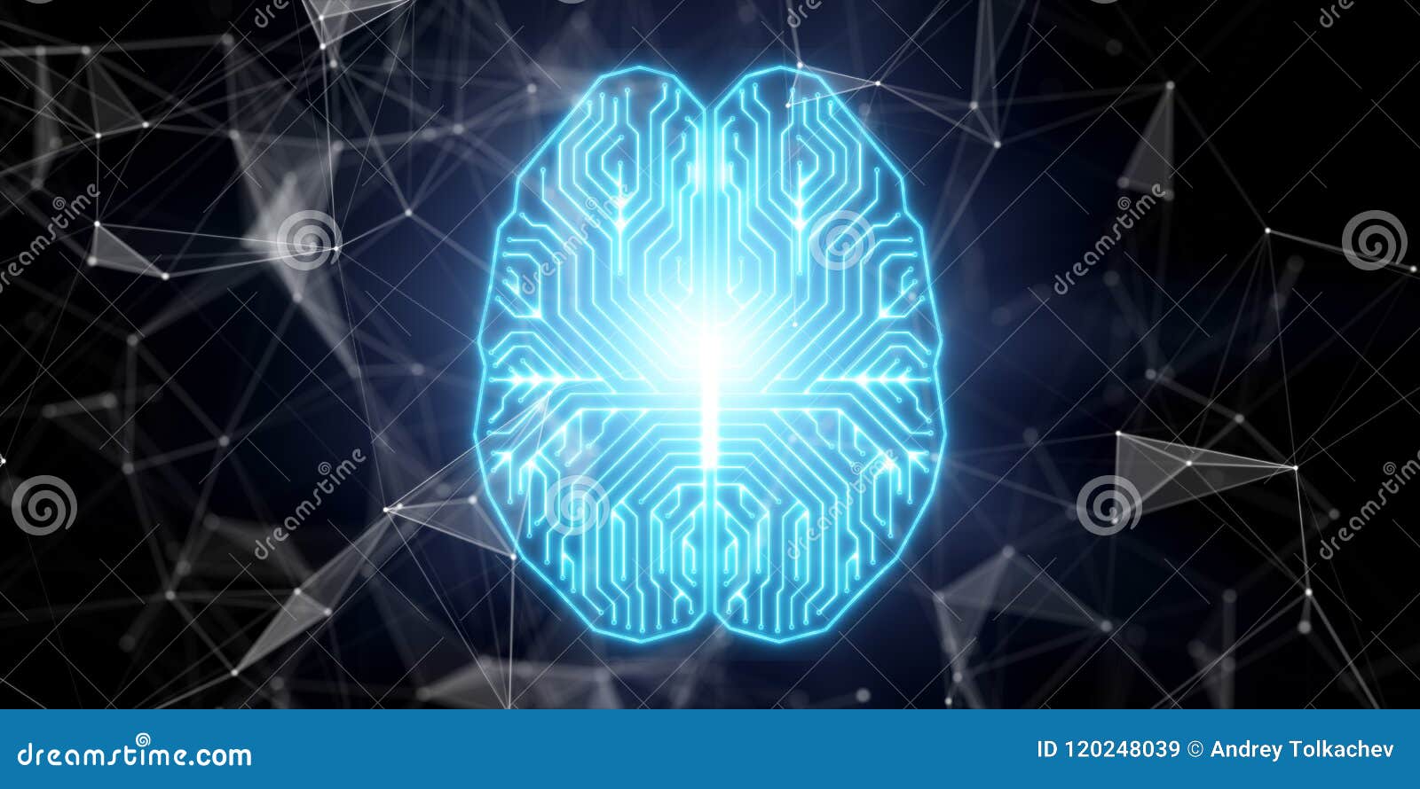 Neo brain concept stock illustration. Illustration of future - 120248039