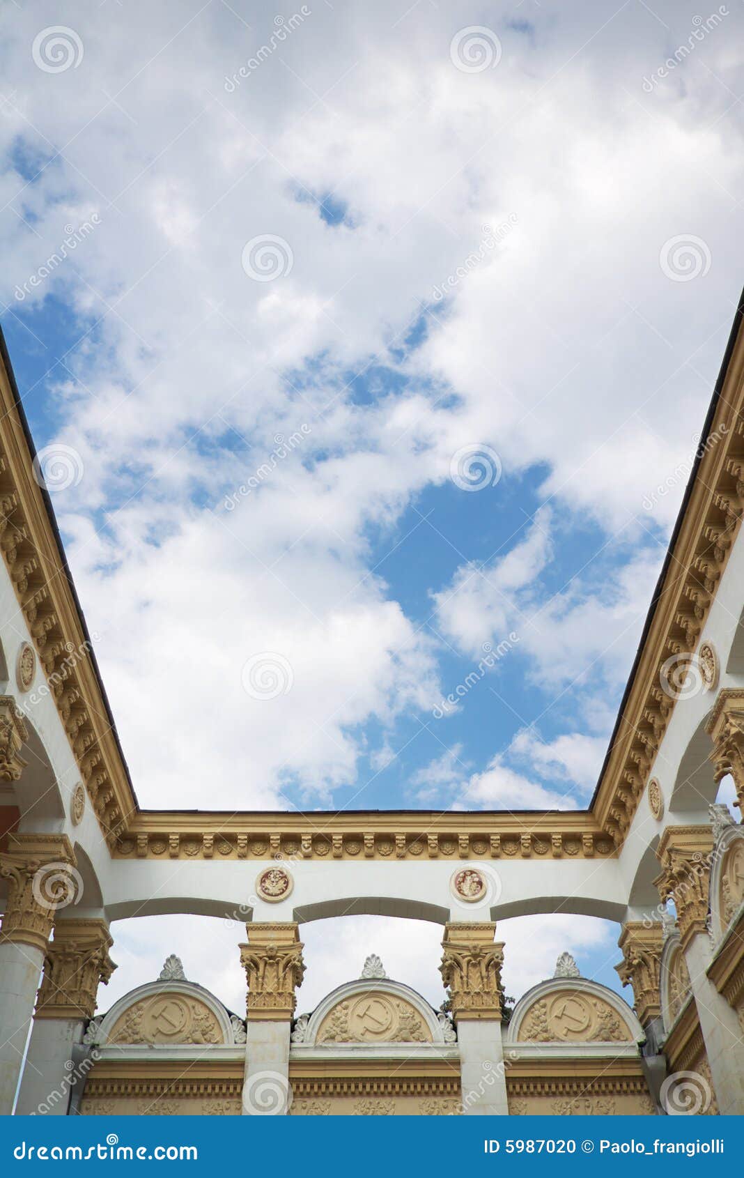 Neo-classic Architectural Frame Stock Photo - Image of colonnade ...