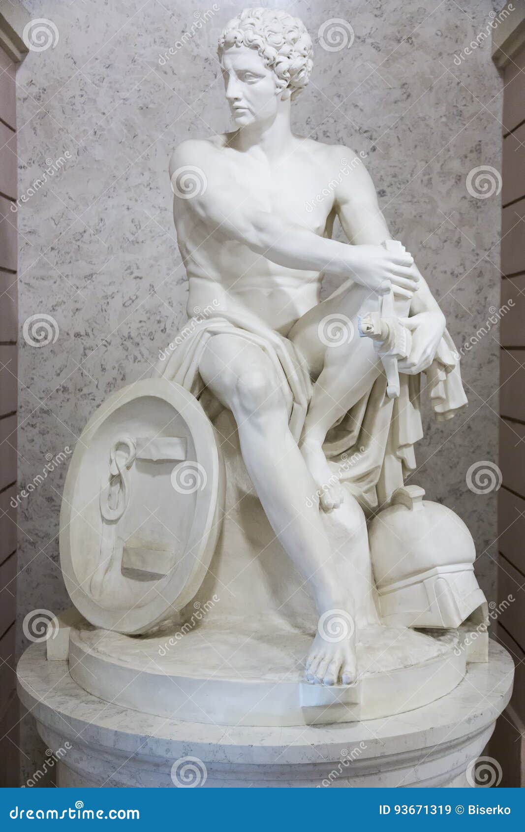 Neo classic sculpture stock image. Image of beauty, rest - 93671319