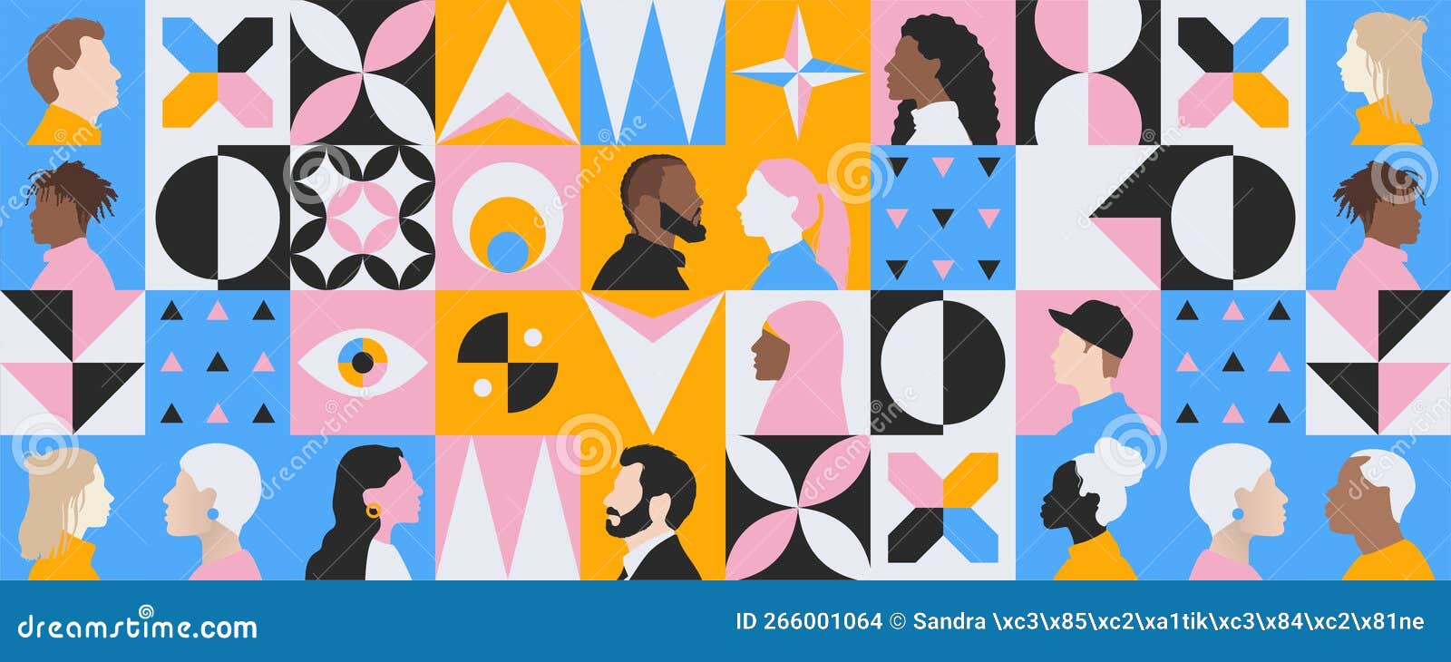 Creative Modern Background of Diversity Inclusion Communication in ...