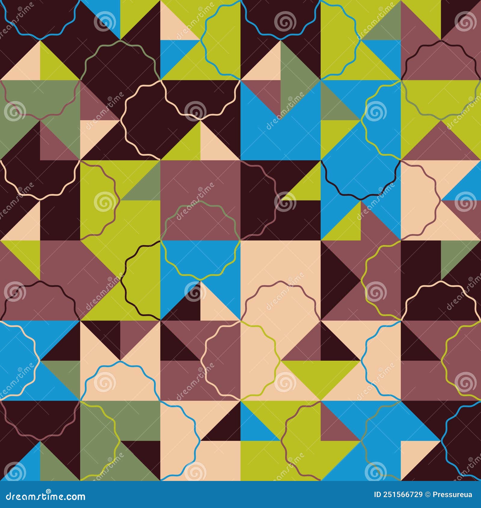 Neo-Geo Pattern Vector Graphic Inspired by Abstract Modernist ...