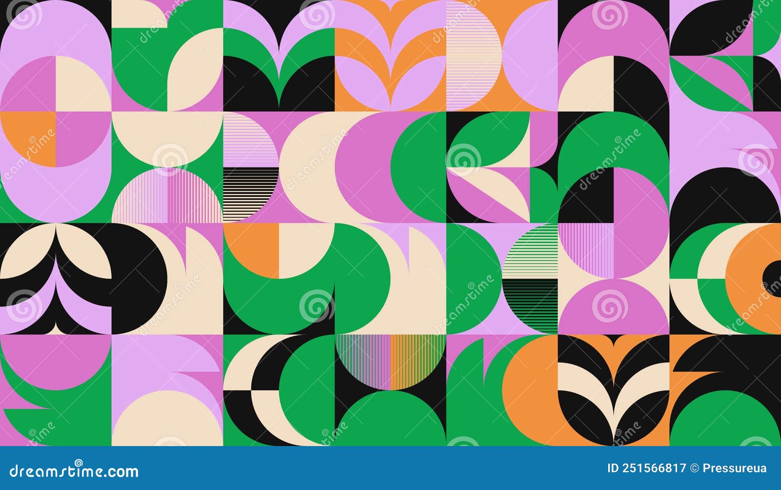 Neo-Geo Pattern Vector Graphic Inspired by Abstract Modernist ...