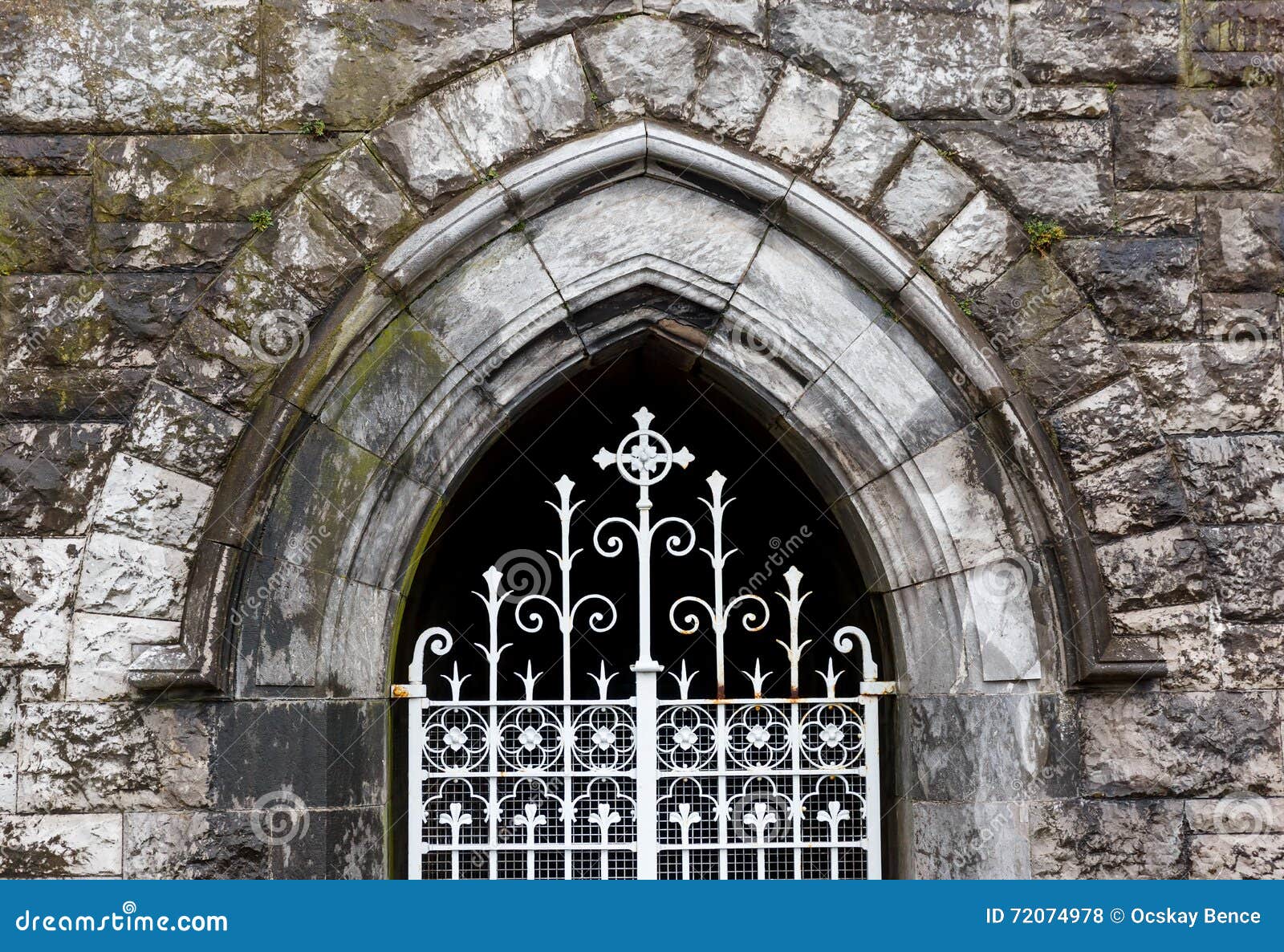 Gothic Arched Window In The Castle. Stock Image | CartoonDealer.com ...