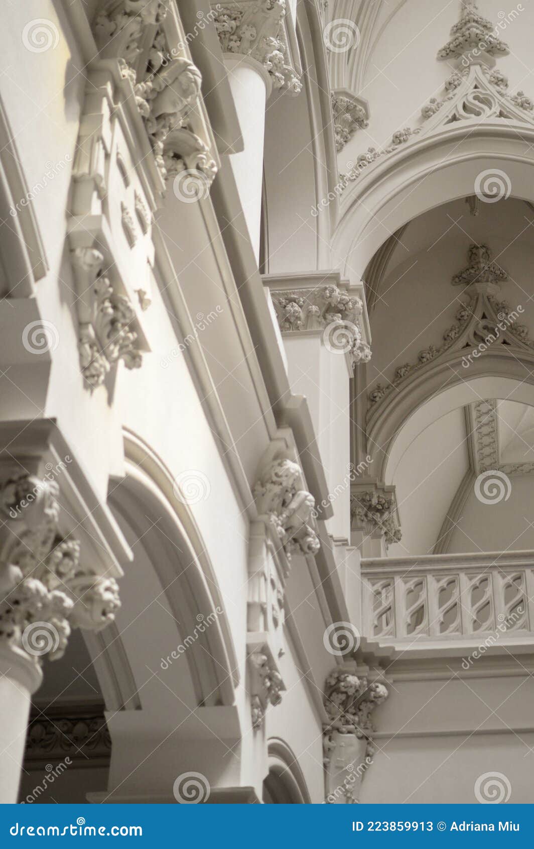 Neo-gothic Architectural Style Stock Image - Image of style ...