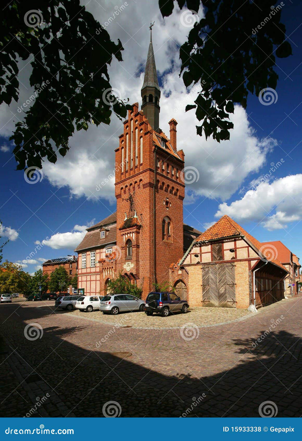 Neo-Gothic Brick Architecture Stock Photo - Image of german, doemitz ...