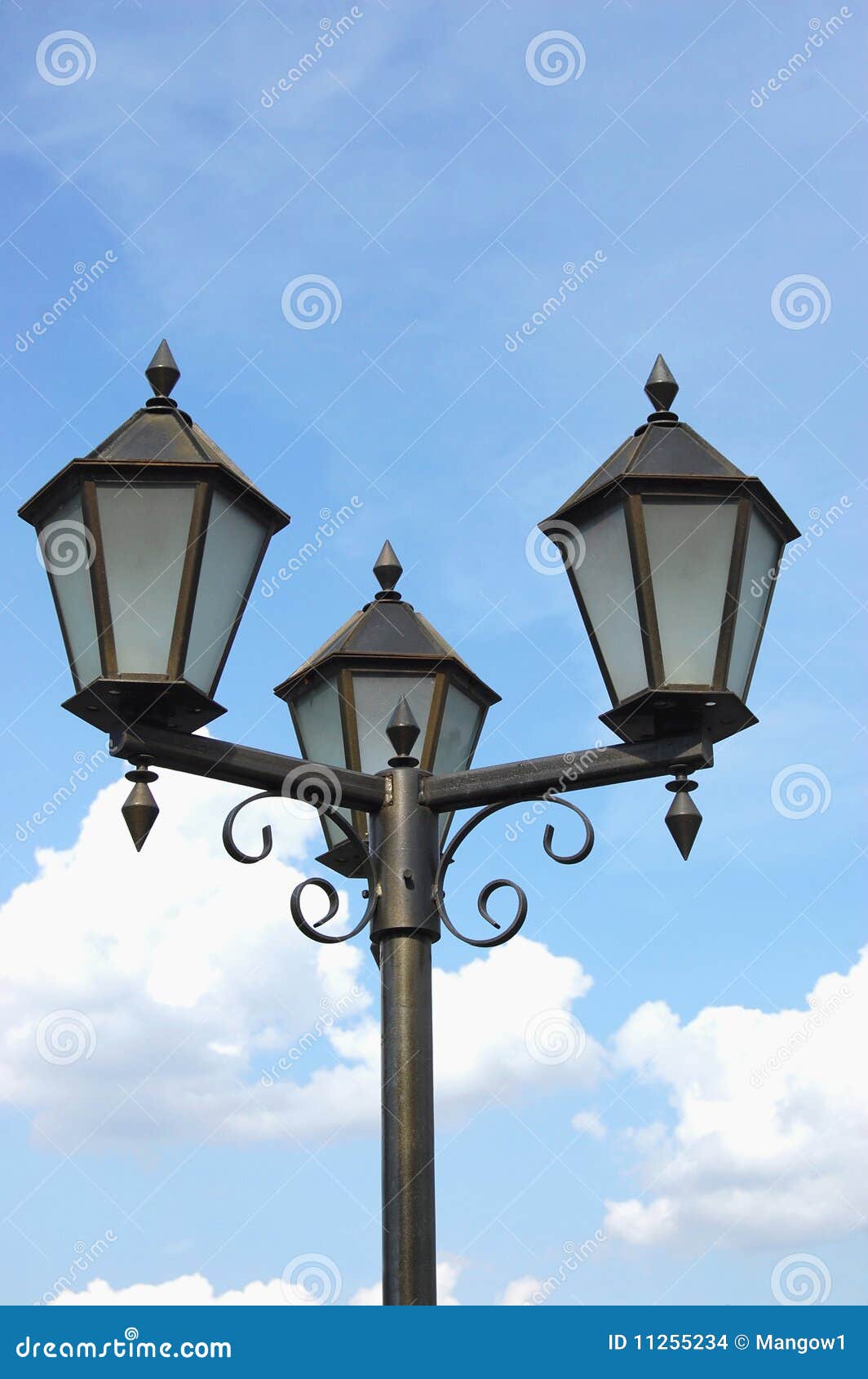 Neo-gothic street light stock photo. Image of architecture - 11255234