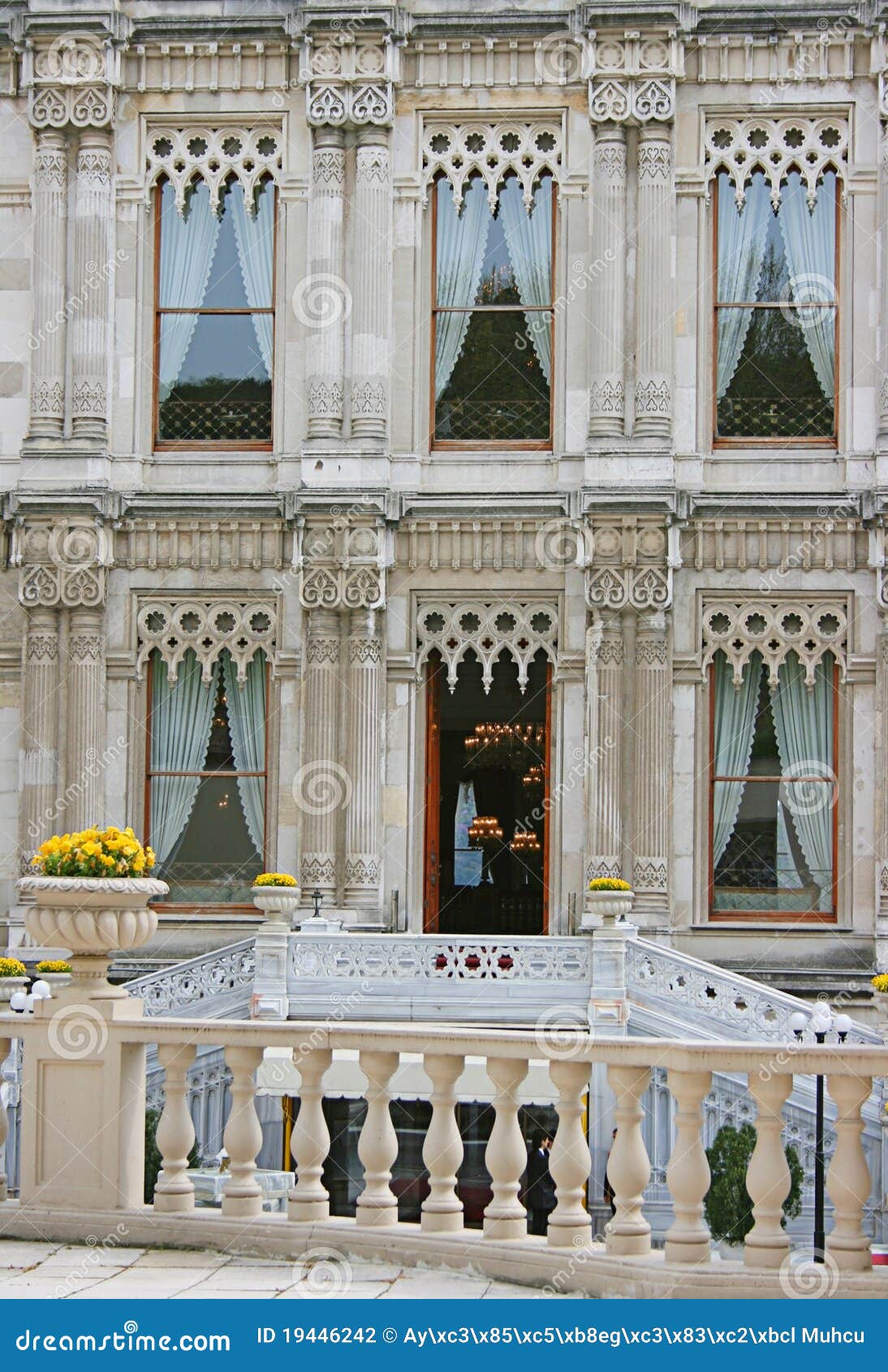 Neo-Gothic Windows stock photo. Image of outdoor, fountain - 19446242