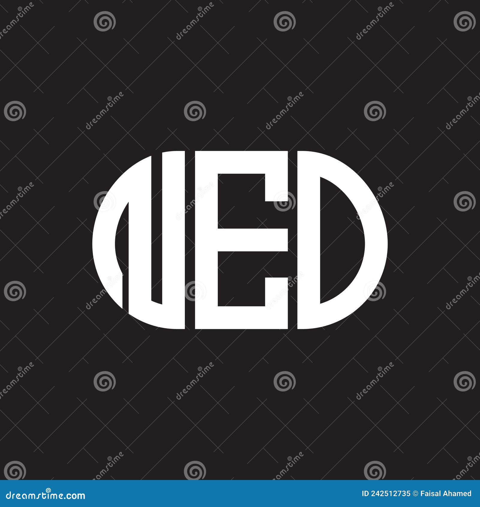 NEO Letter Logo Design on Black Background. NEO Creative Initials ...