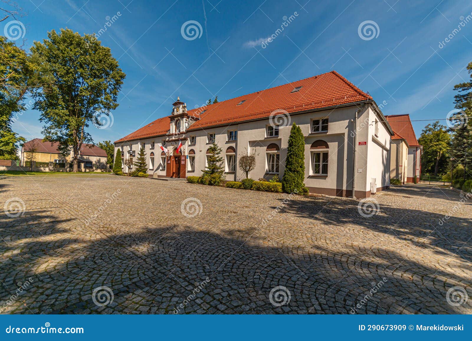 Neo-Renaissance Palace in Tulowice, Poland. Stock Image - Image of ...