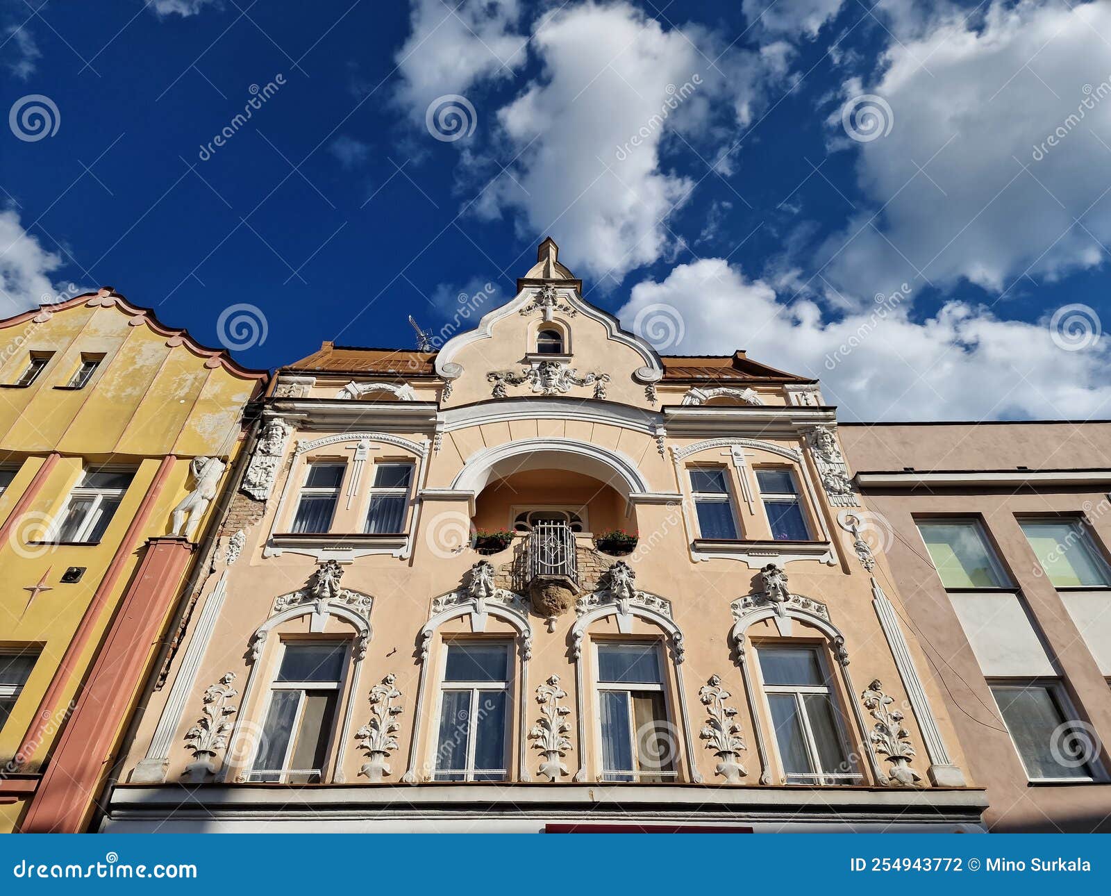 Neo-Rococo Style Rebuilt To Art Nouveau in Kromeriz, Czechia Stock ... Neo-Rococo Style Rebuilt To Art Nouveau in Kromeriz, Czechia Stock ...