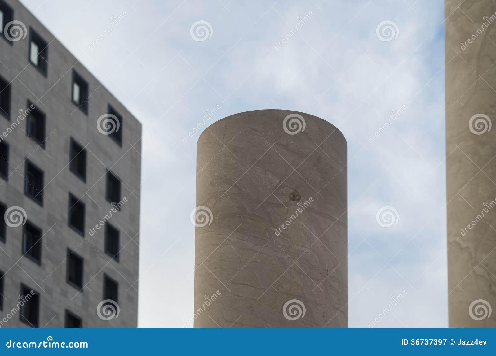 Neo- Roman architecture stock image. Image of roman, carbonia - 36737397