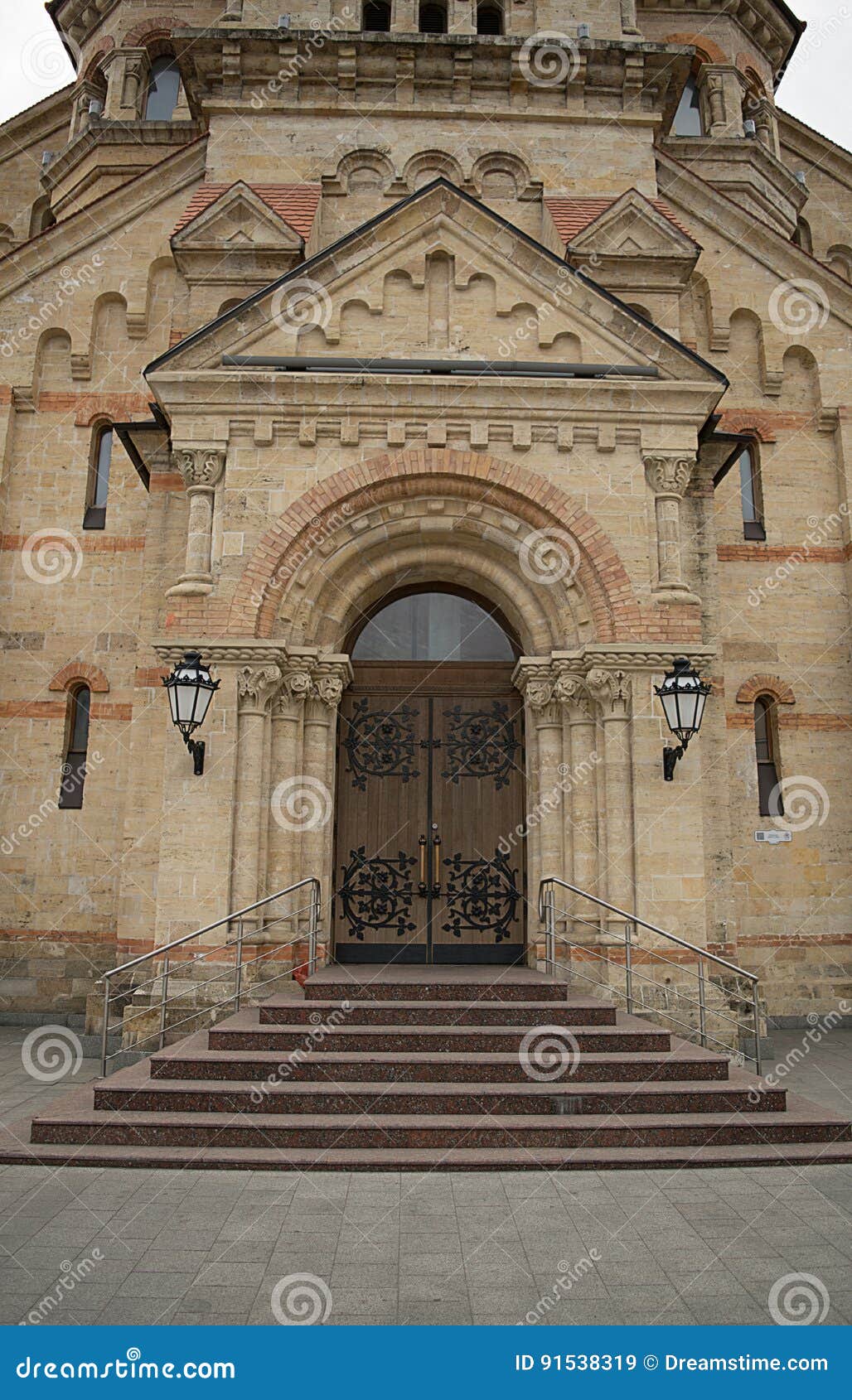 Neo-Romanesque Architecture Stock Image - Image of paul, tourism: 91538319