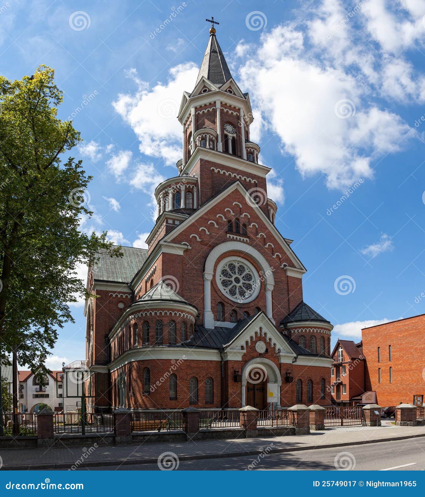 Neo-Romanesque-style Church Royalty Free Stock Photography - Image ...