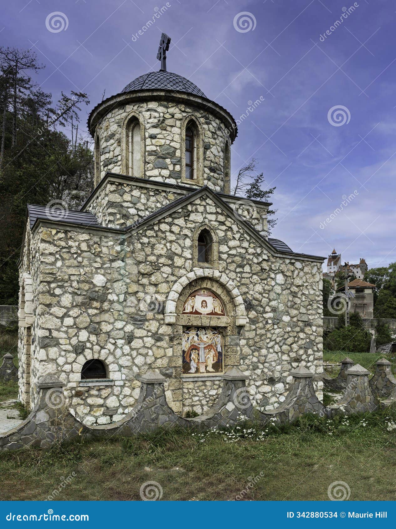 Capela Inima Reginei Maria stock photo. Image of yearsthis - 342880534