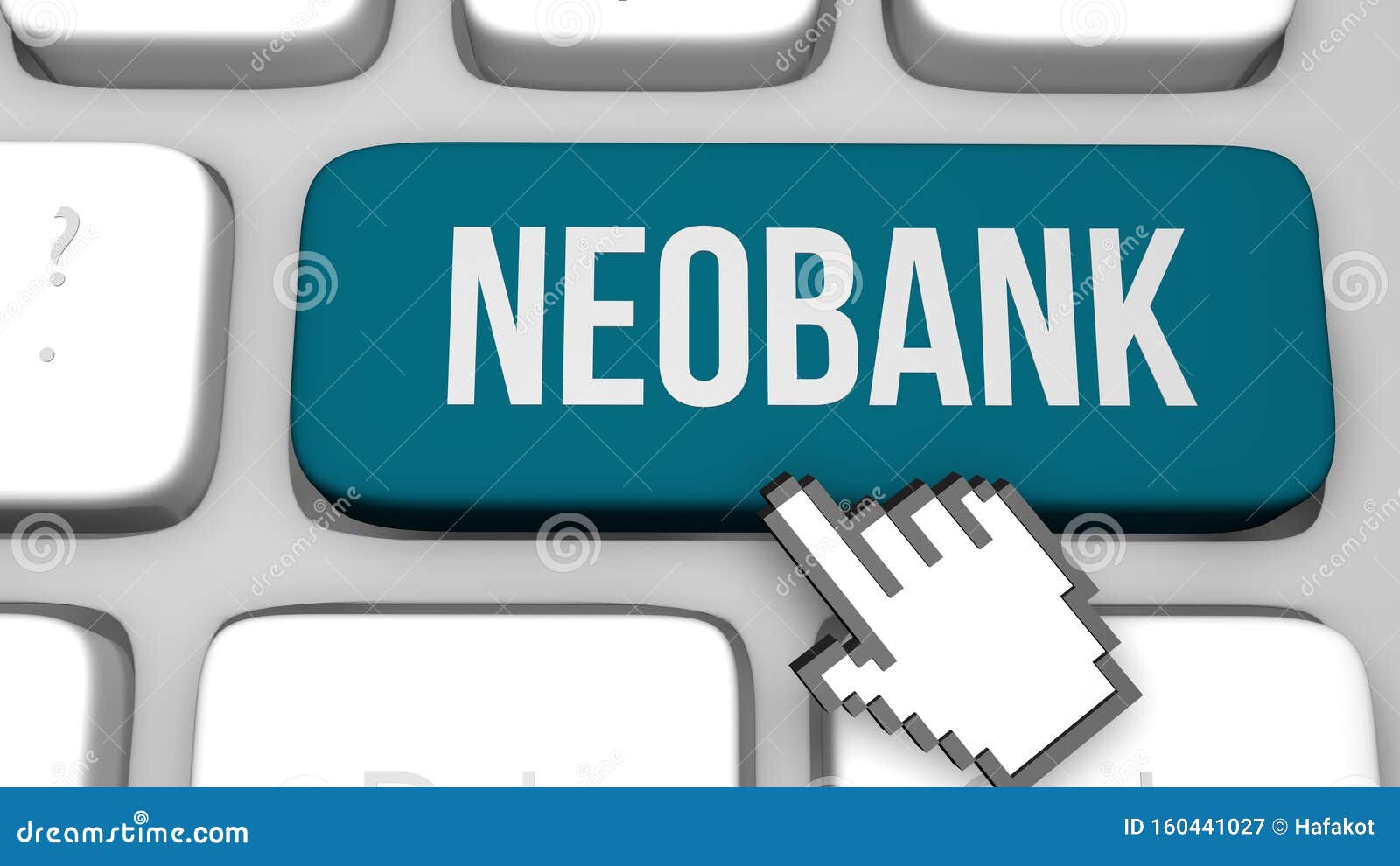Neobank 3D Render Illustration Concept Stock Illustration ...