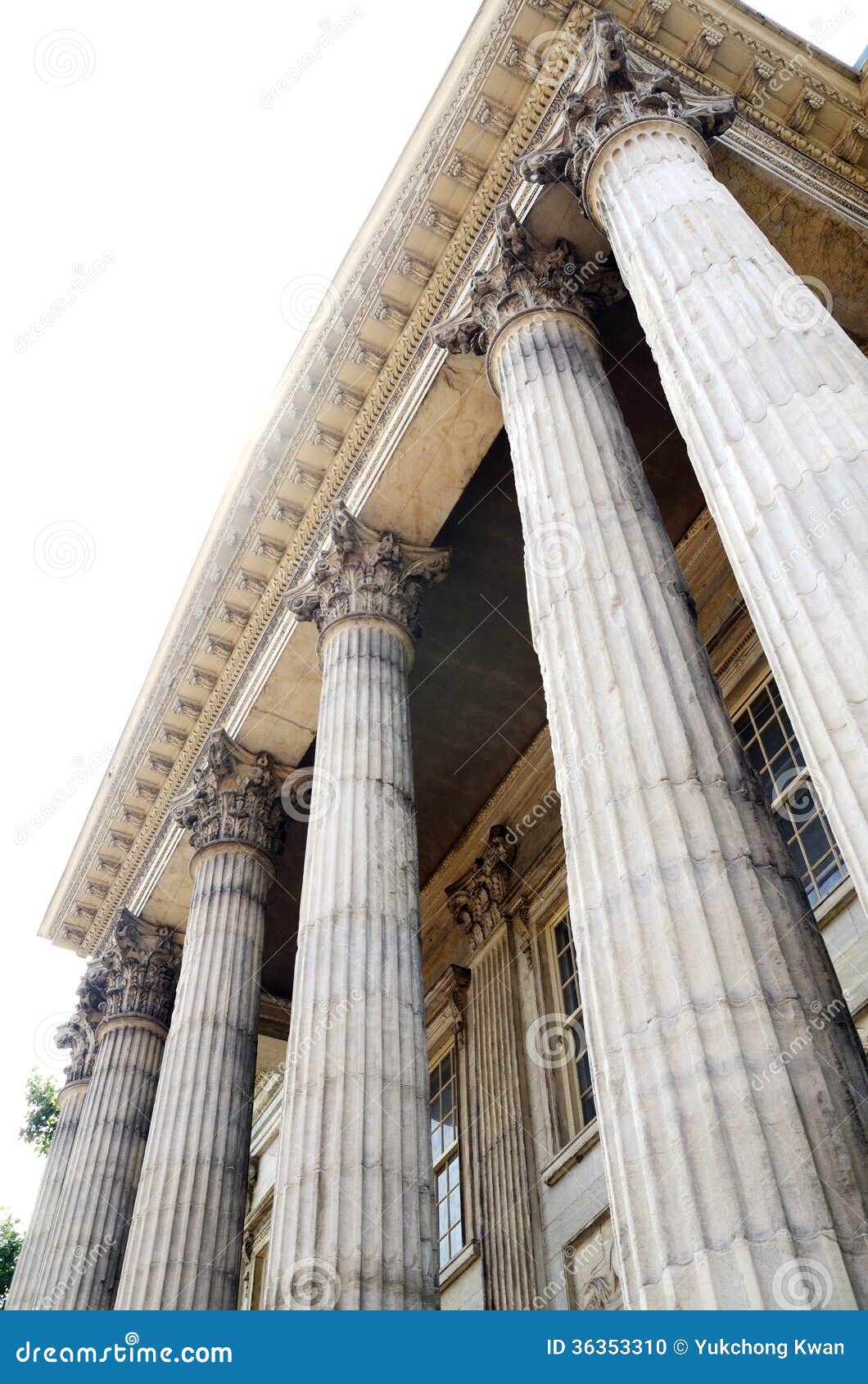 Neoclassical Architecture With Columns Stock Photo | CartoonDealer.com ...