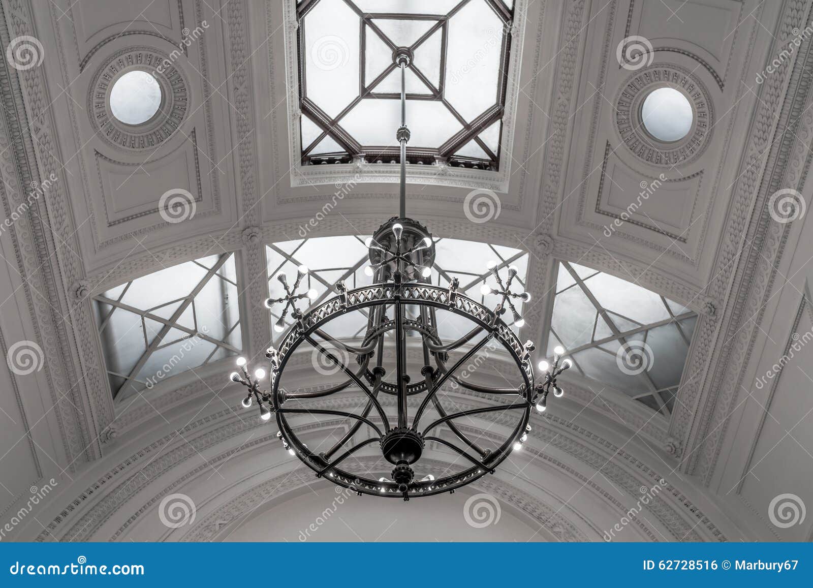 Neoclassical Ceiling stock photo. Image of decoration - 62728516