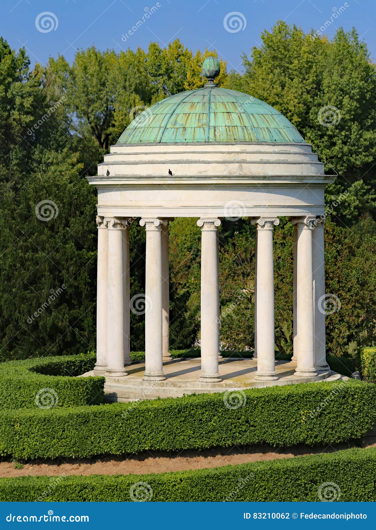 Neoclassical Dome Over the Hill Stock Photo - Image of dome ...