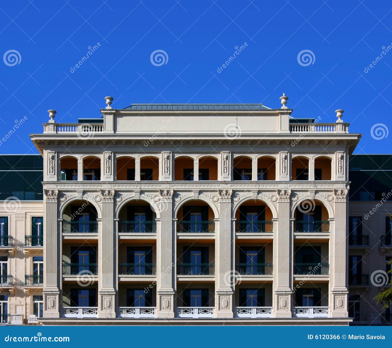 Neoclassical facade stock photo. Image of neoclassical - 6120366