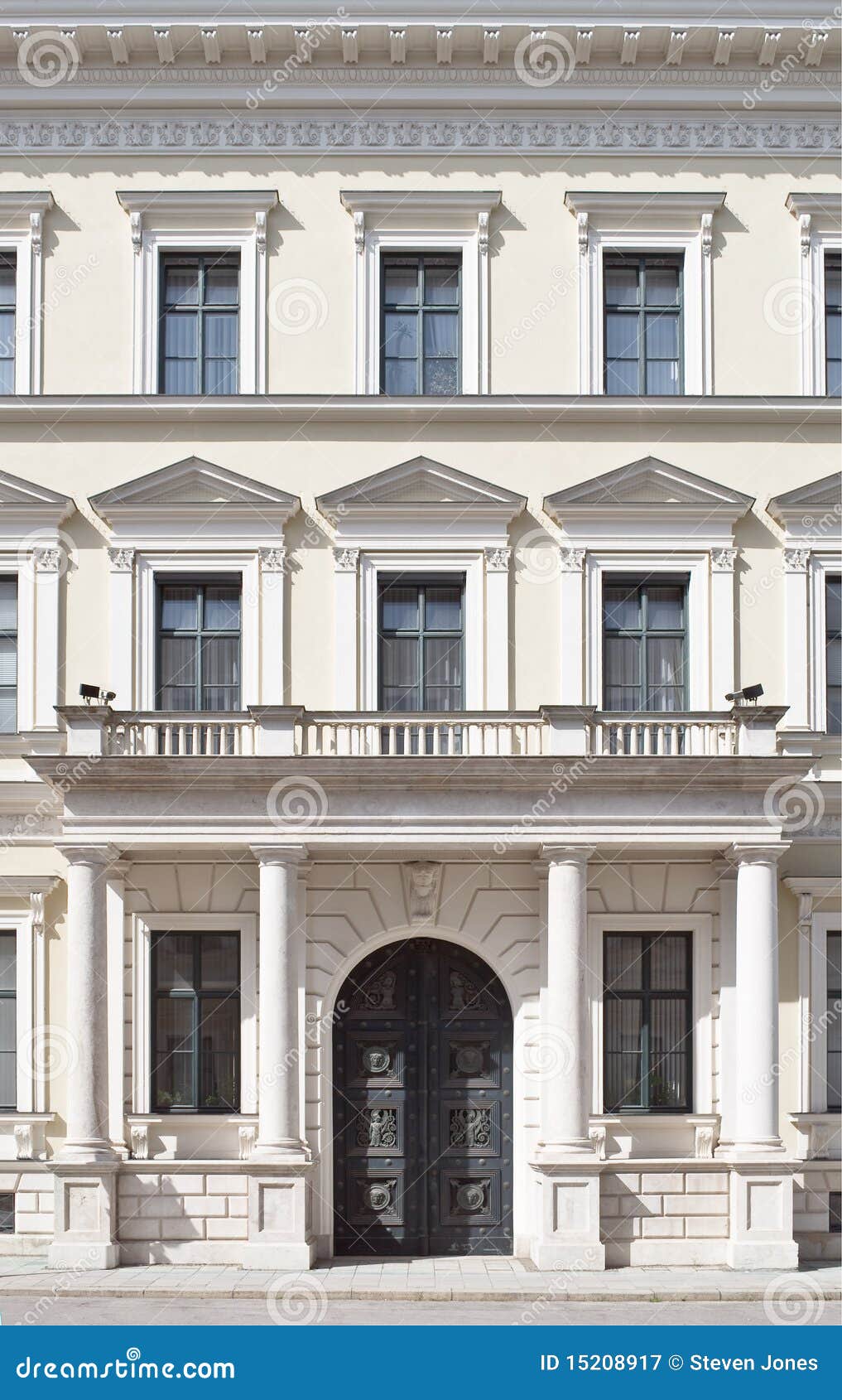 Neoclassical Style stock image. Image of construction - 15208917