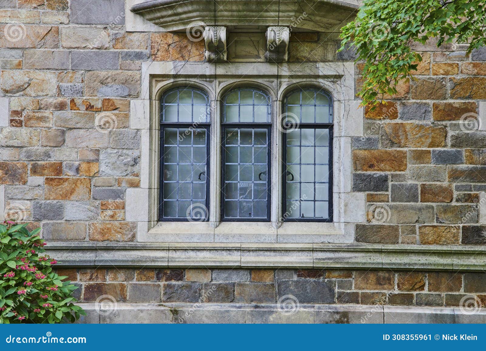 Neoclassical Grid Window Stock Image | CartoonDealer.com #733387
