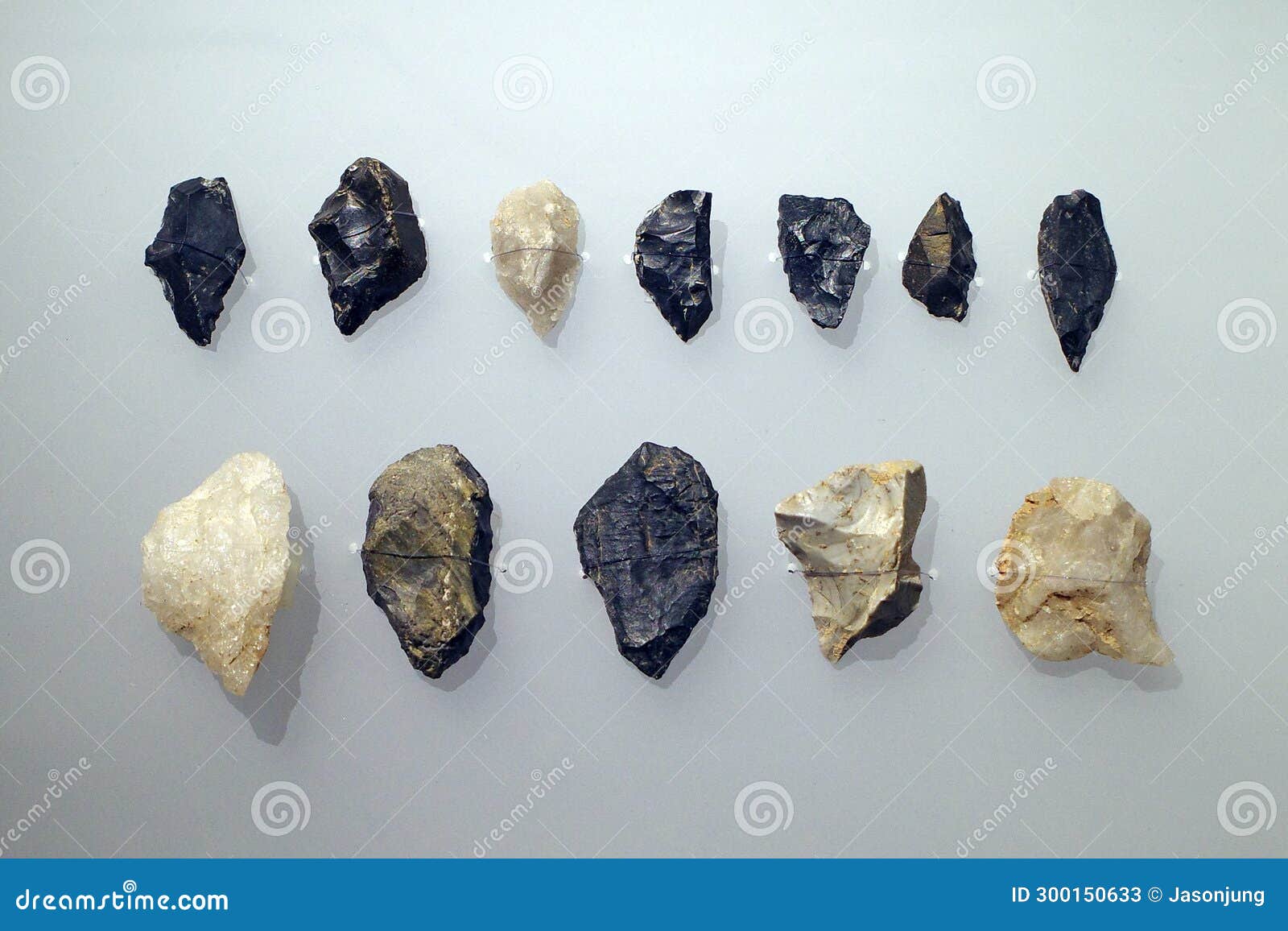 Neolithic Age Stone Tools stock image. Image of wood - 300150633