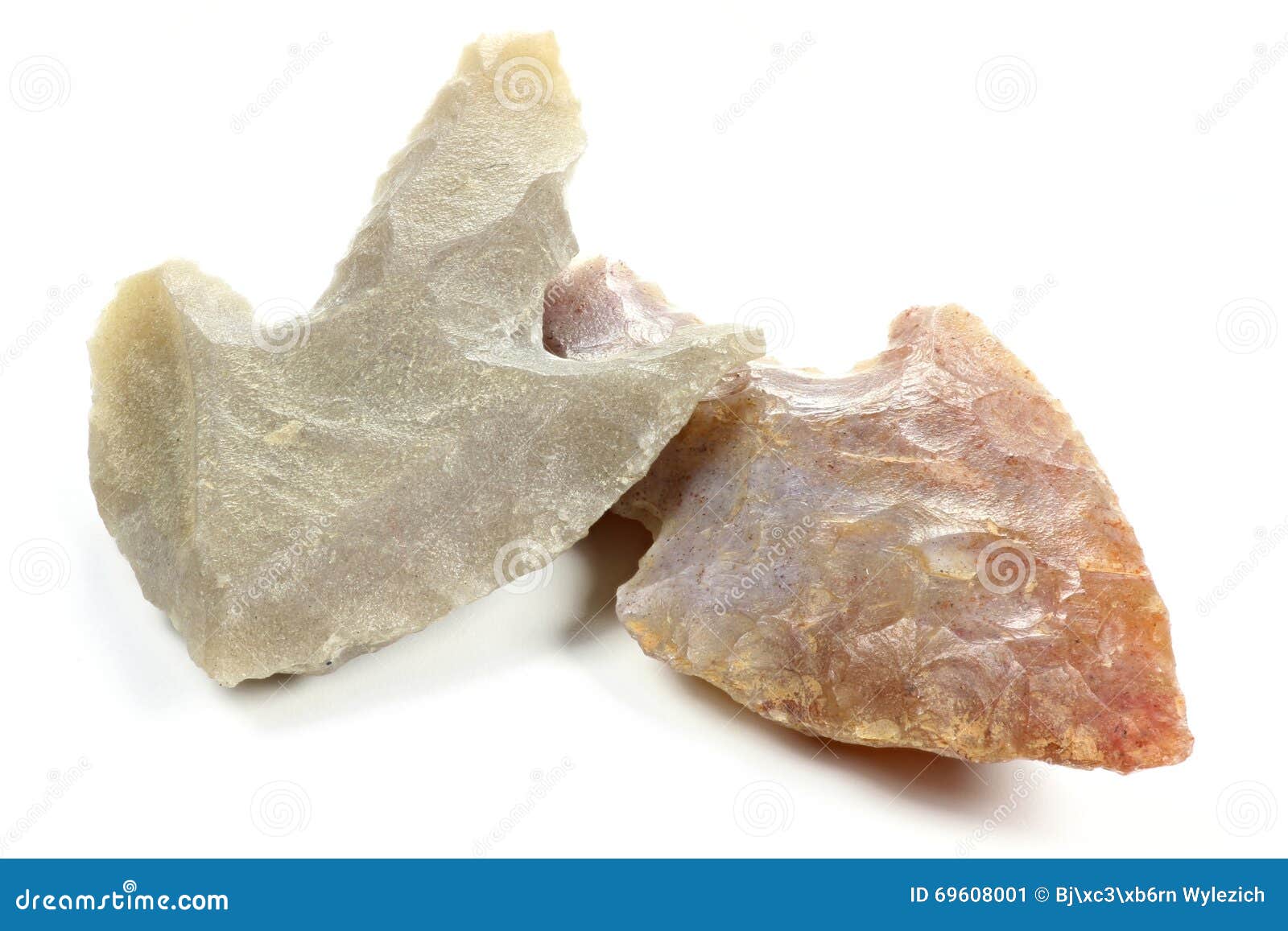 Neolithic arrowheads stock image. Image of archeology - 69608001
