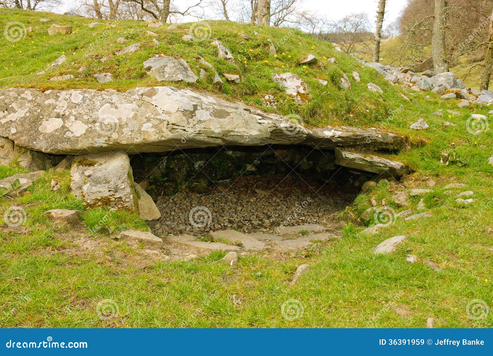 Burial Site At The Grianan Of Aileach - A Neolithic Hillside Fort, Once ...