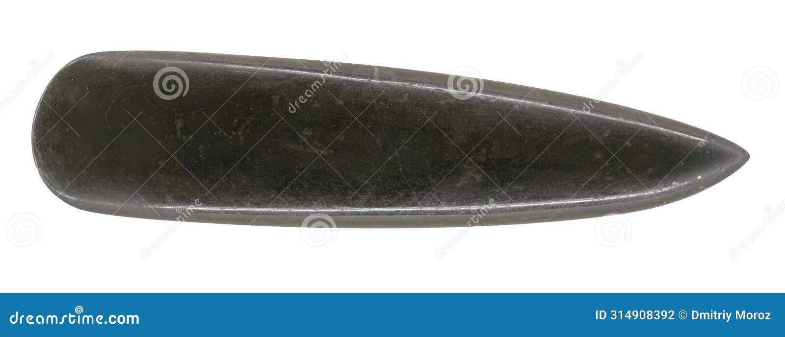 Neolithic Polished Stone Axe Stock Photo - Image of primitive, weapon ...