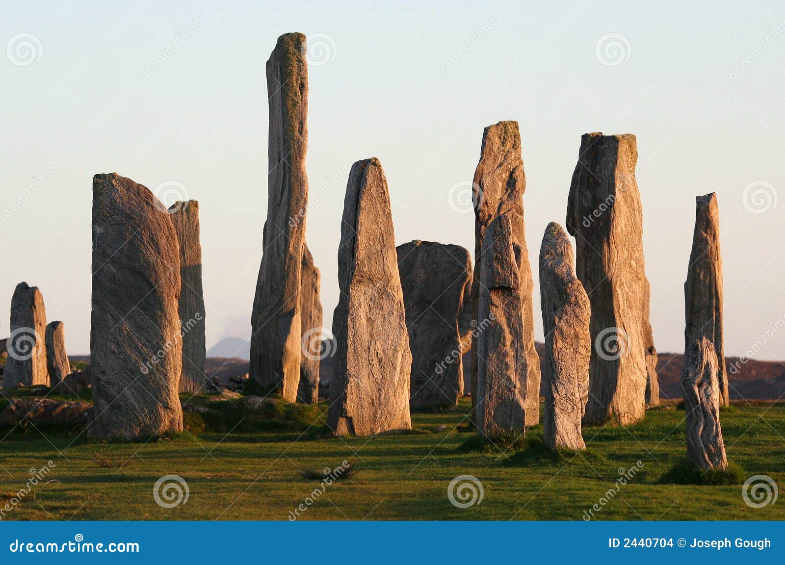 Neolithic Stone Circle stock photo. Image of standing - 2440704