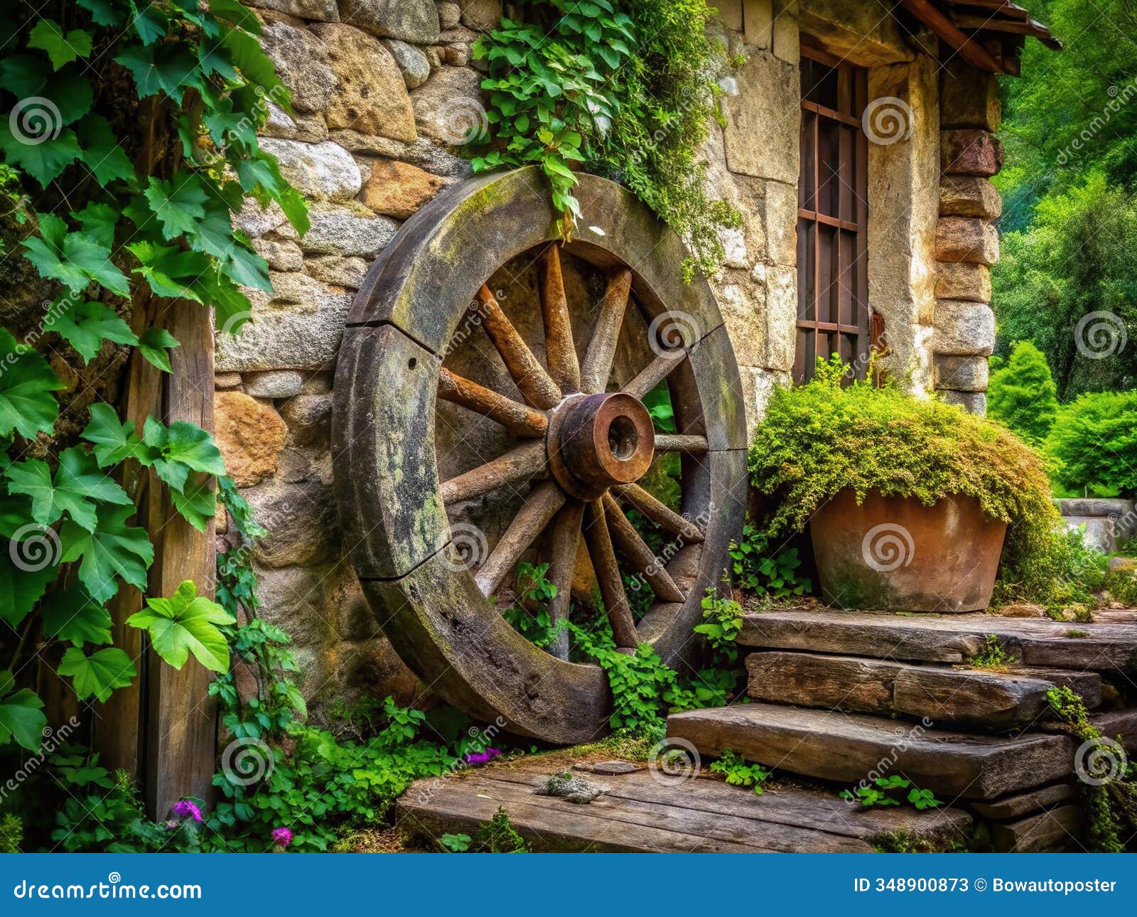A Neolithic Stone Wheel Timelessly Encased in Rustic Charm Exploring ...