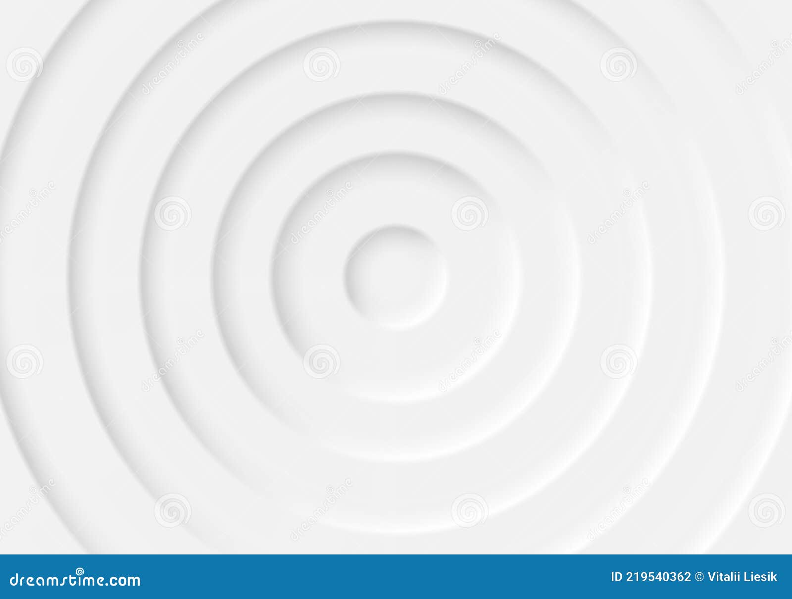 Neomorphism Style. Volumetric Repeating Gray Circles in One Another ...