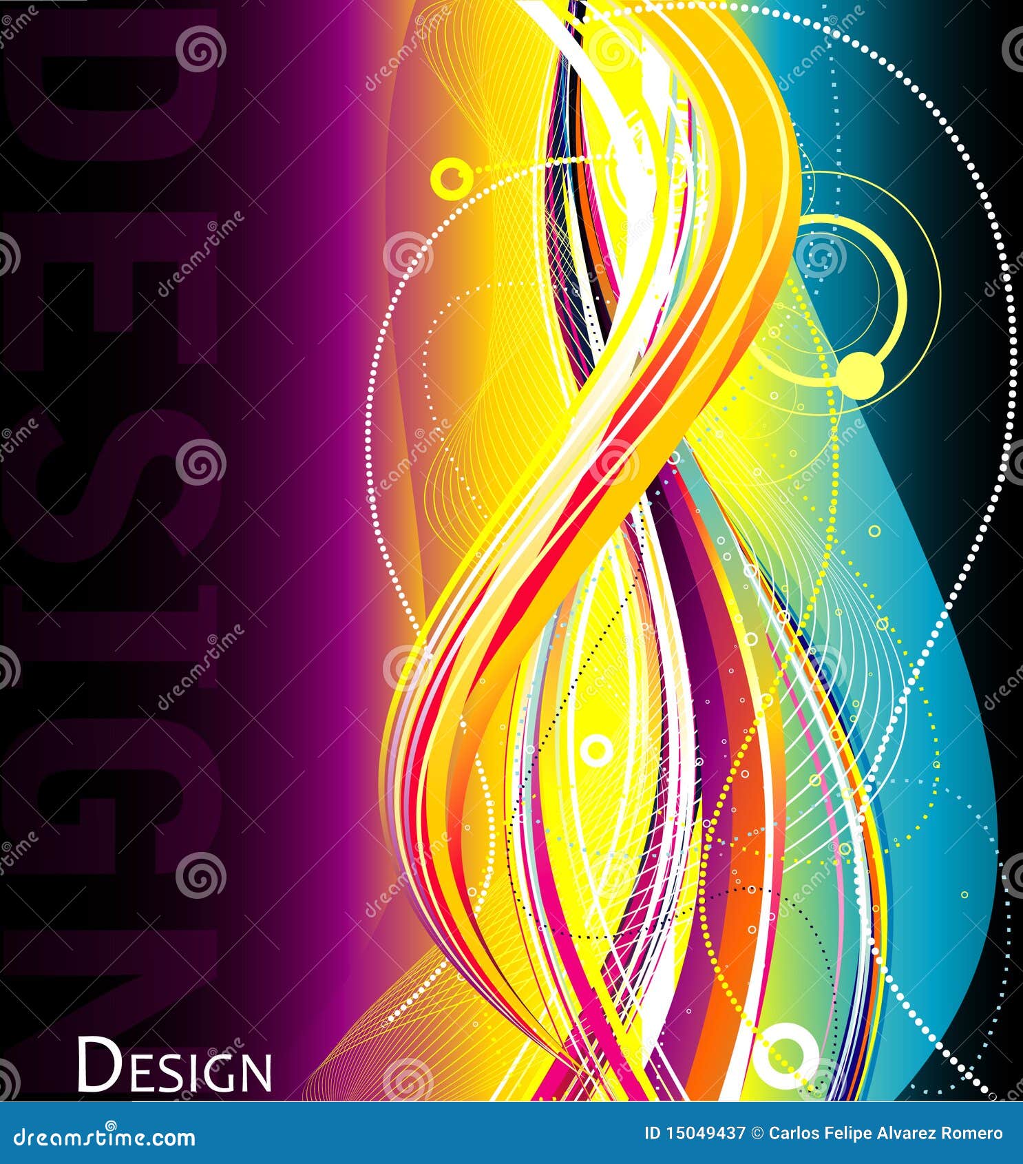 Neon abstract background stock vector. Illustration of modern - 15049437